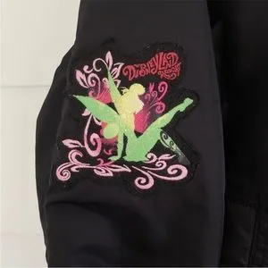 Disney | Jackets & Coats | Y2k Disneyland Tinkerbell Faux Fur Hood ...